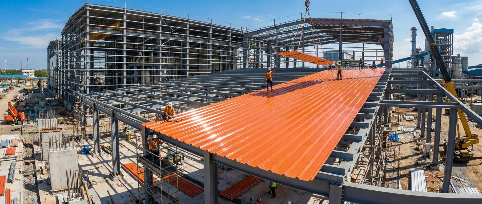 Trapezoidal Roofing Sheet – hexafab